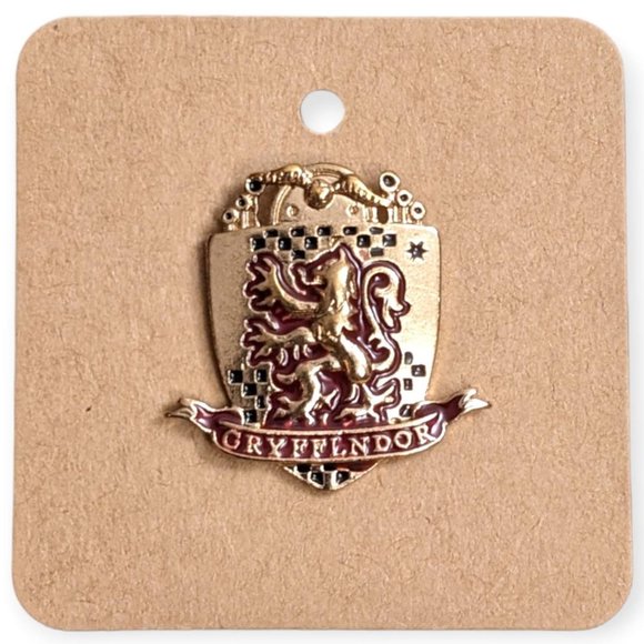 Warner Bros. | Jewelry | Harry Potter Lapel Pin Gryffindor Quidditch ...